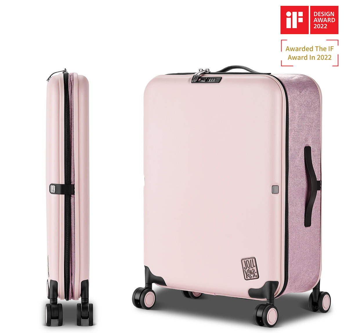 24" Collapsible Check In Suitcase | JOLLYING